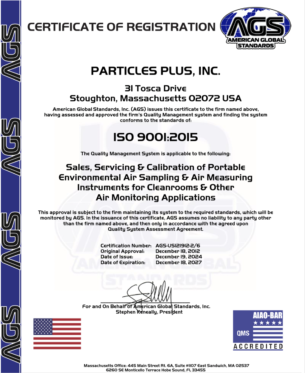 Service - Particles Plus